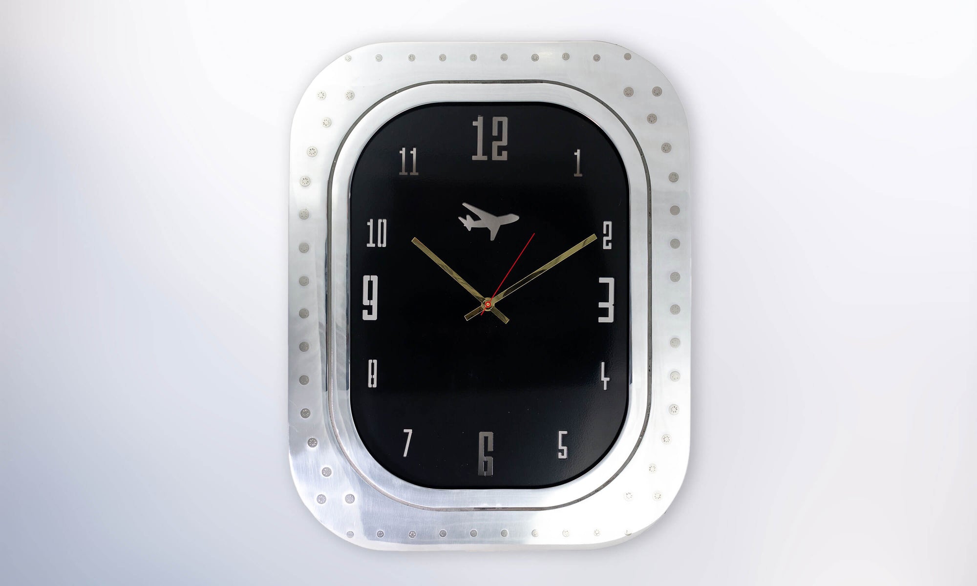 BOEING 747 WINDOW CLOCK - BLACK