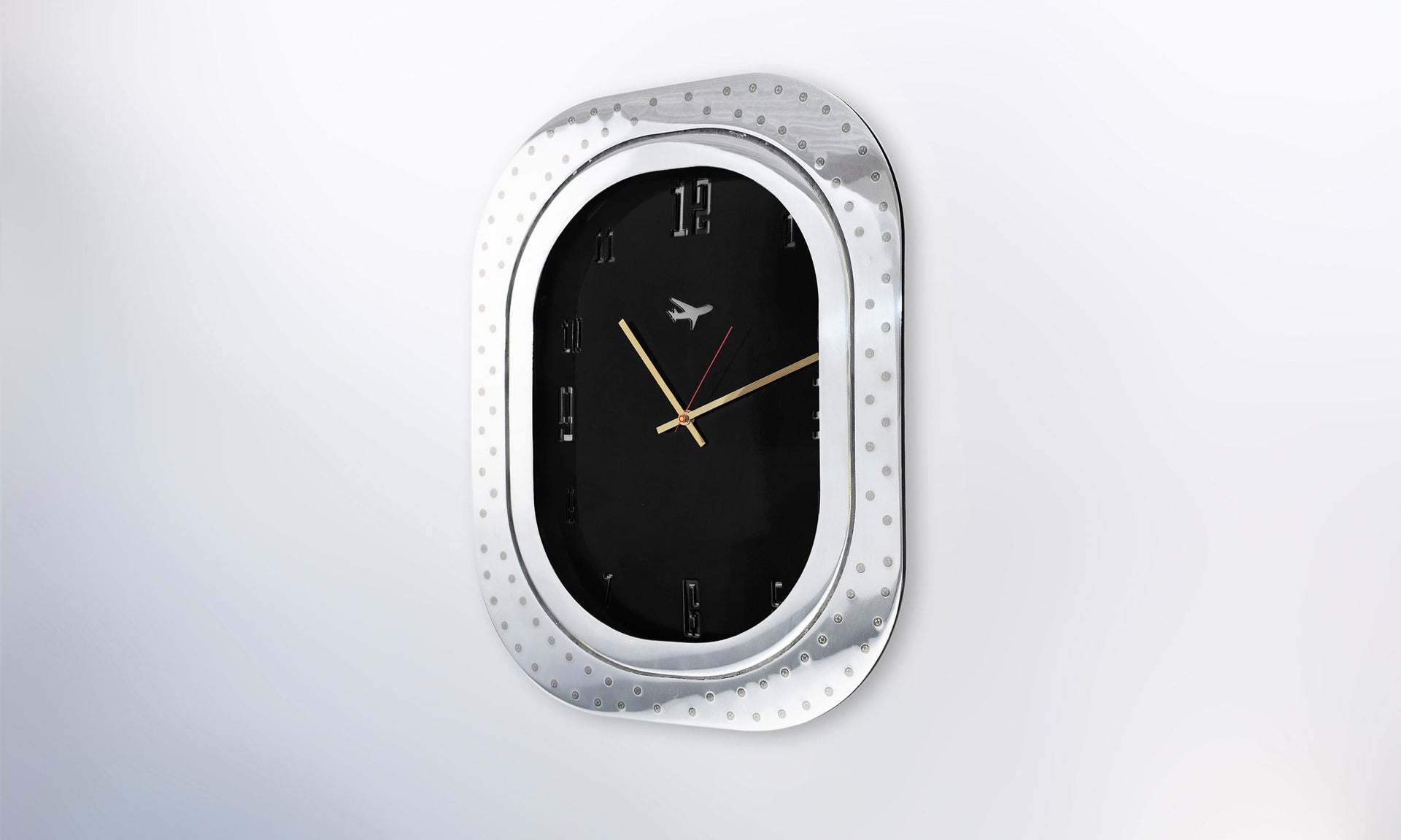 AIRBUS A320 WINDOW CLOCK - BLACK