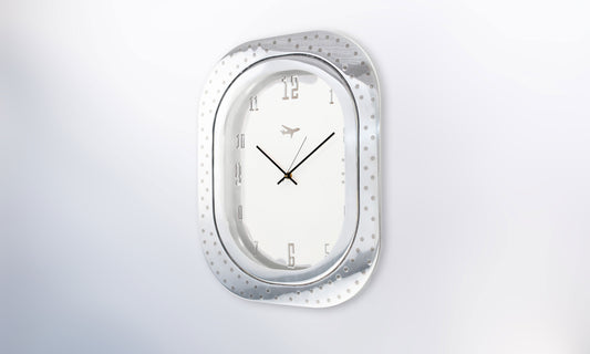 AIRBUS A320 WINDOW CLOCK - WHITE