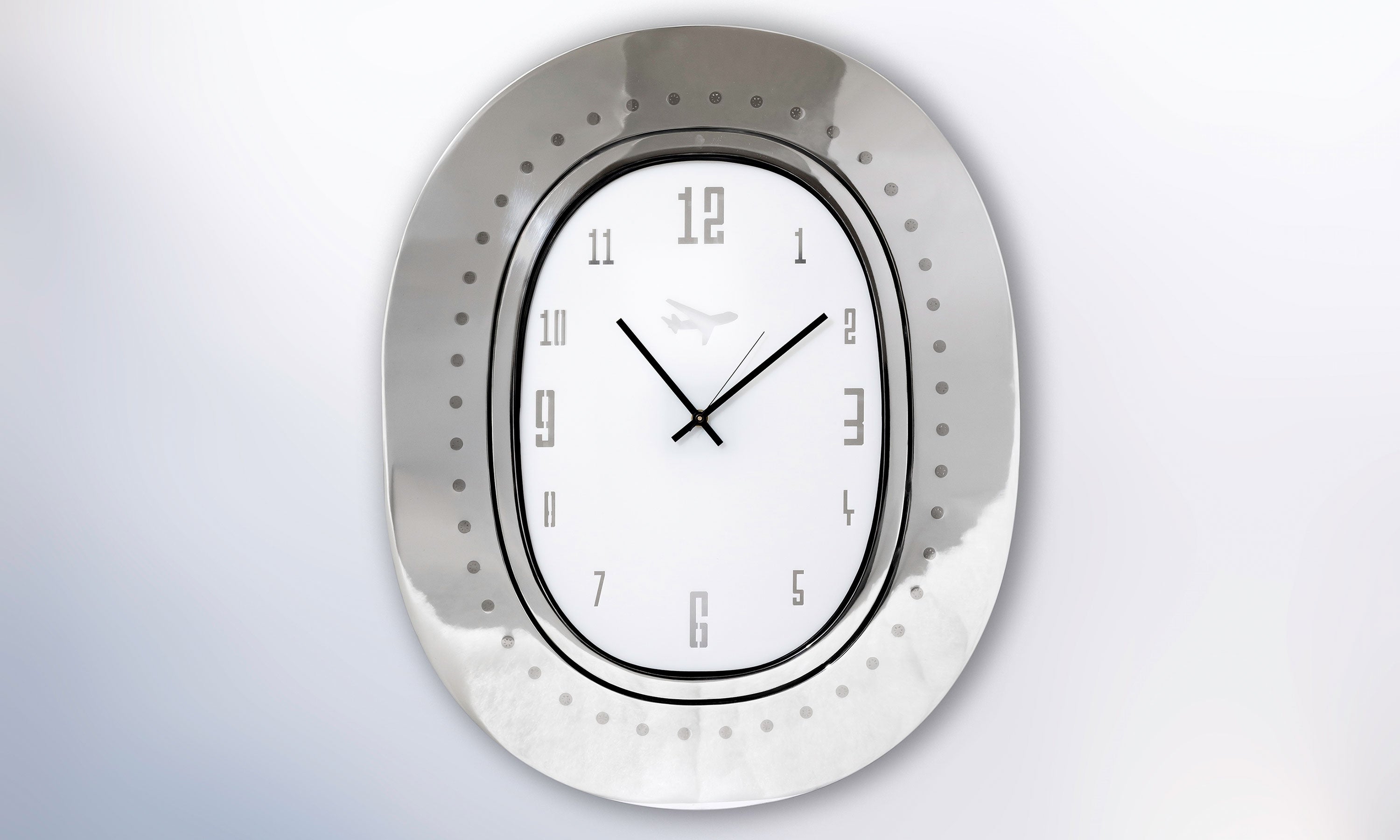 BOEING 777 WINDOW CLOCK - WHITE