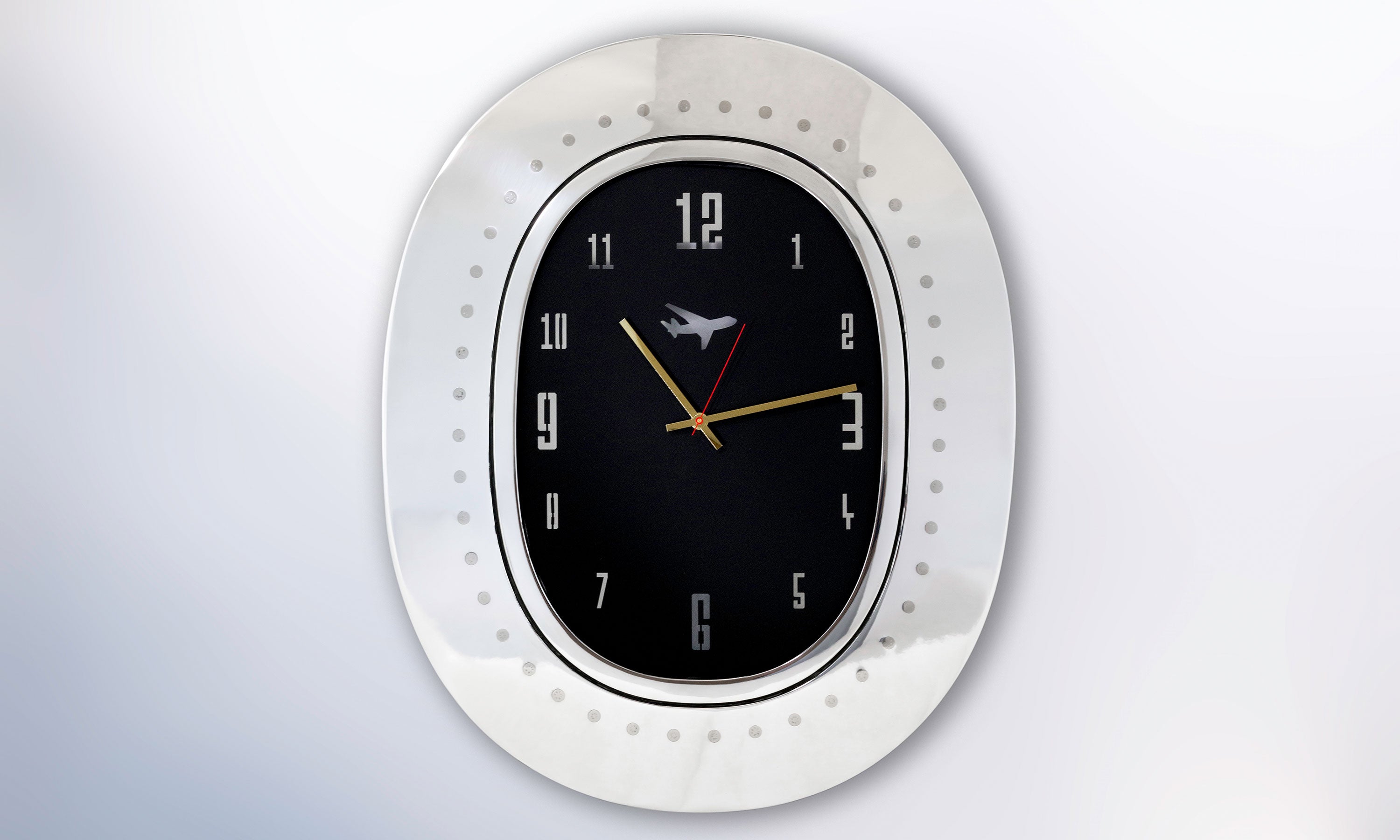 BOEING 777 WINDOW CLOCK - BLACK