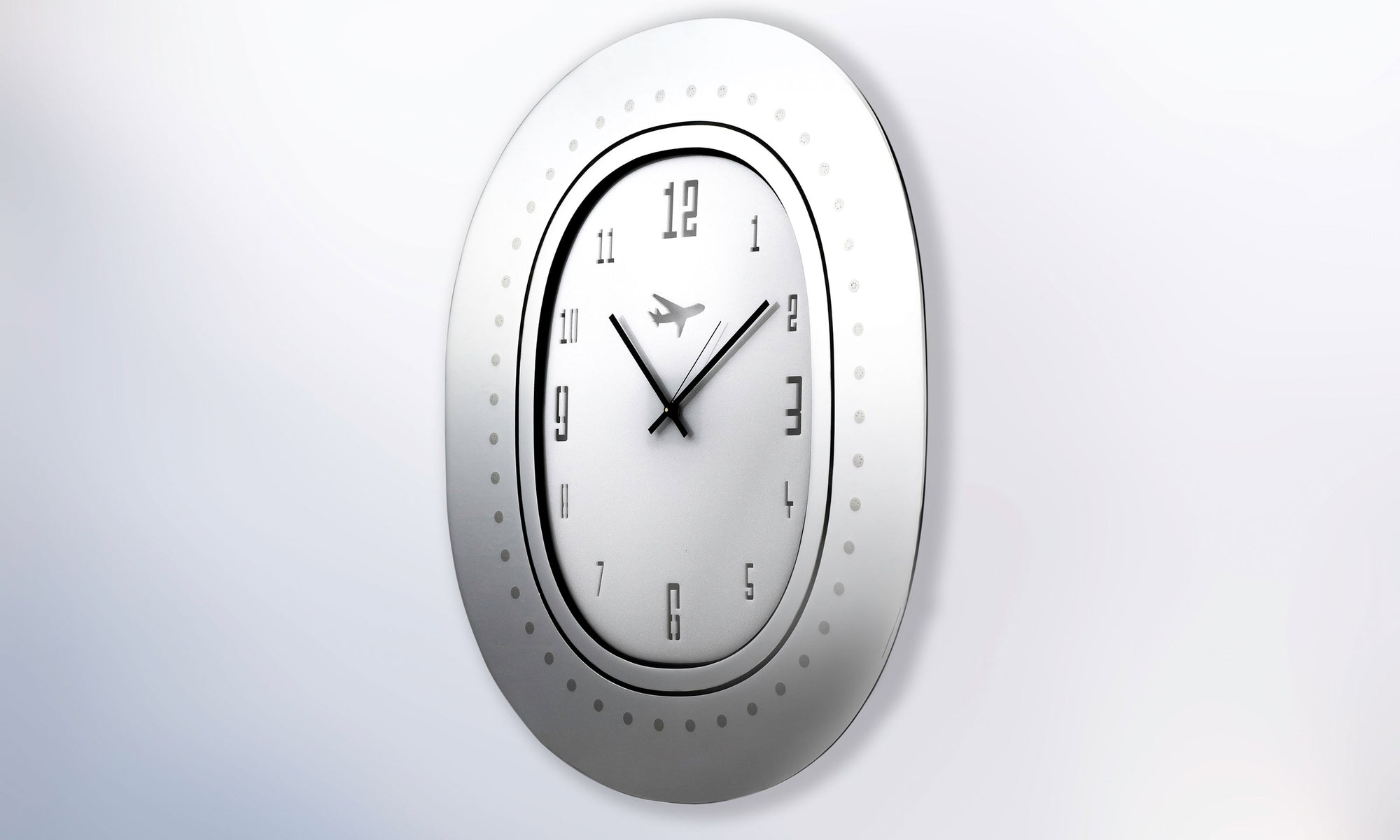 BOEING 777 WINDOW CLOCK - WHITE
