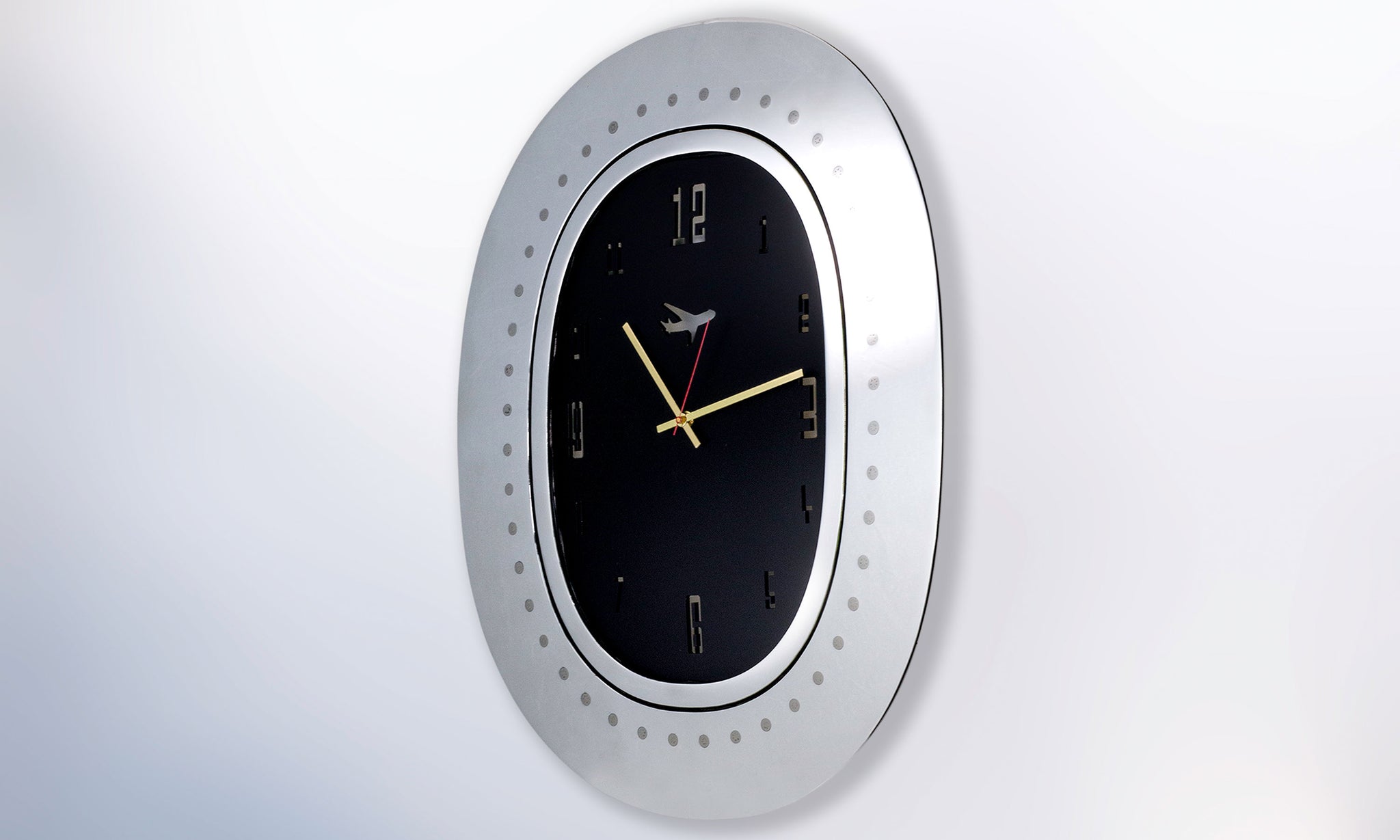 BOEING 777 WINDOW CLOCK - BLACK
