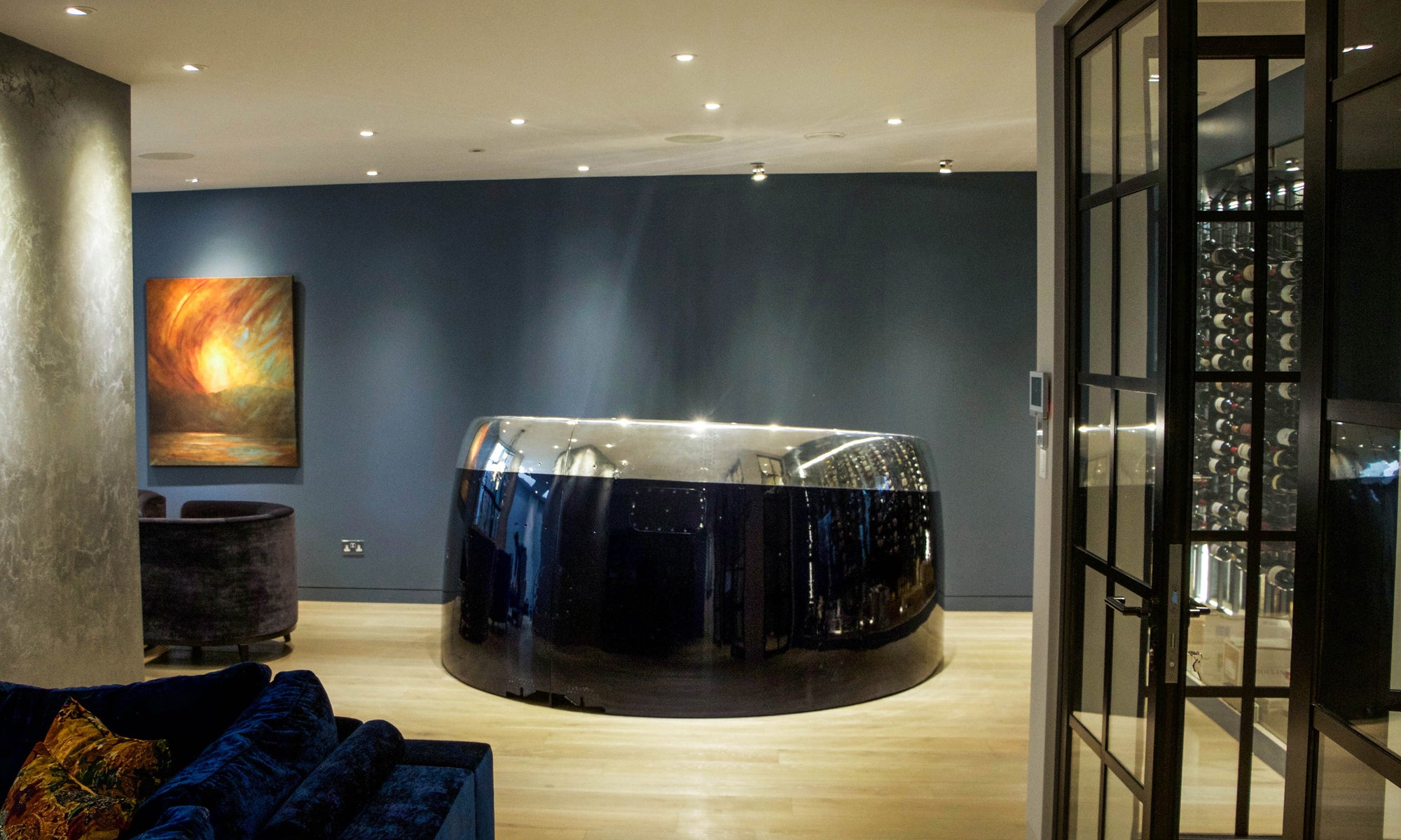 Aircraft Cowling Home Bar