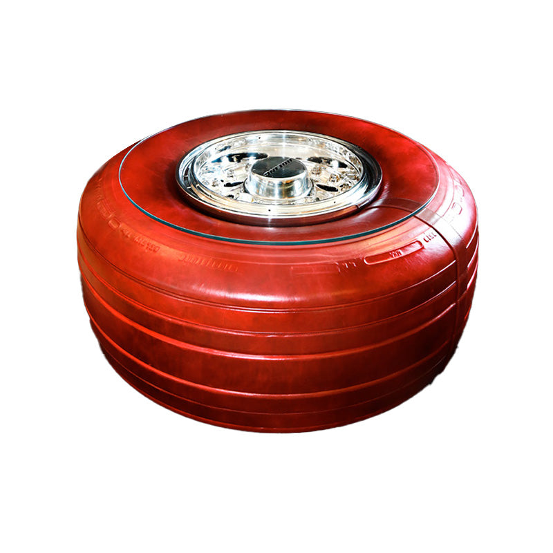 BOEING 747 WHEEL COFFEE TABLE
